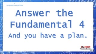 4 Fundamental Questions Every Successful Business Must Answer | PPTX