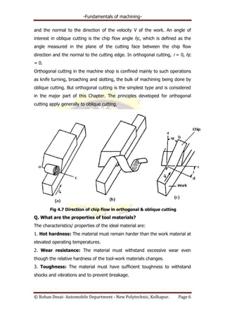 4 fundamentals of machining | PDF