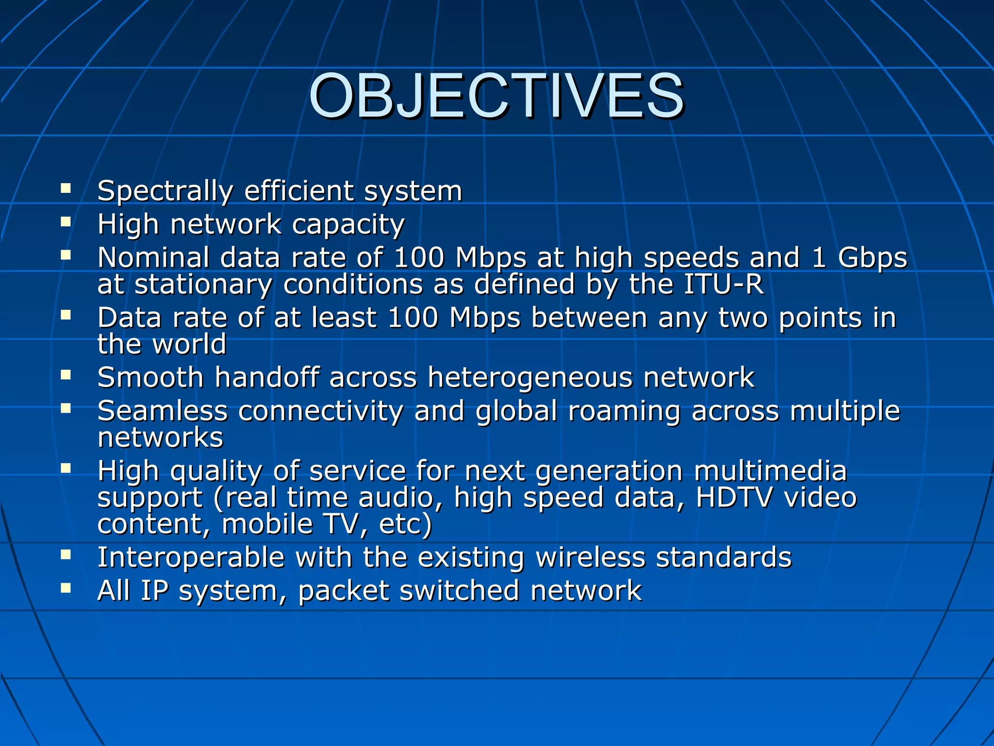 4g intro | PPT | Computer Networking | Computing