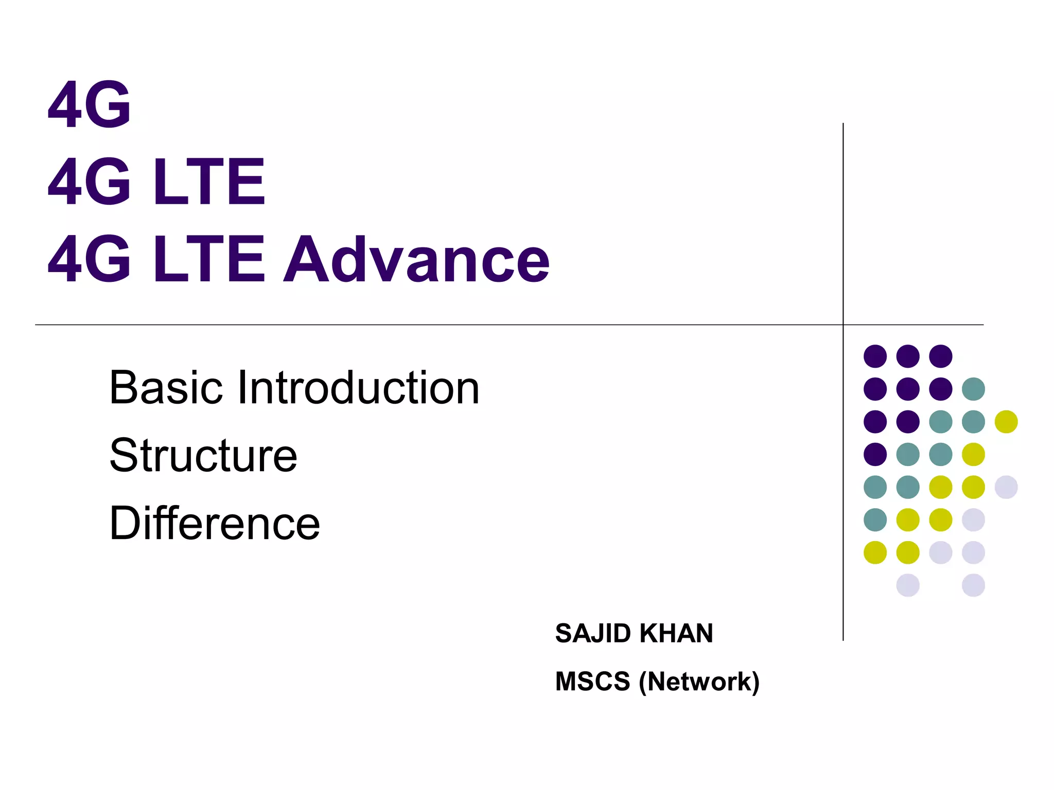 4 g LTE, LTE Advance | PPT