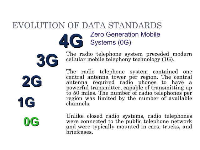 4 G TECHNOLOGY | PPT