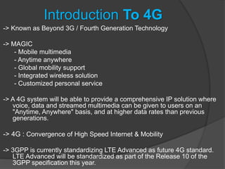 4G Technology | PPTX