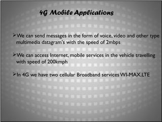 4G | PPT | Free Download