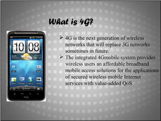 4G | PPT | Free Download
