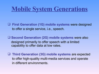 4 G Mobile Communication System | PPT