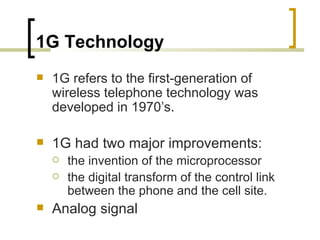 4G technology | PPT