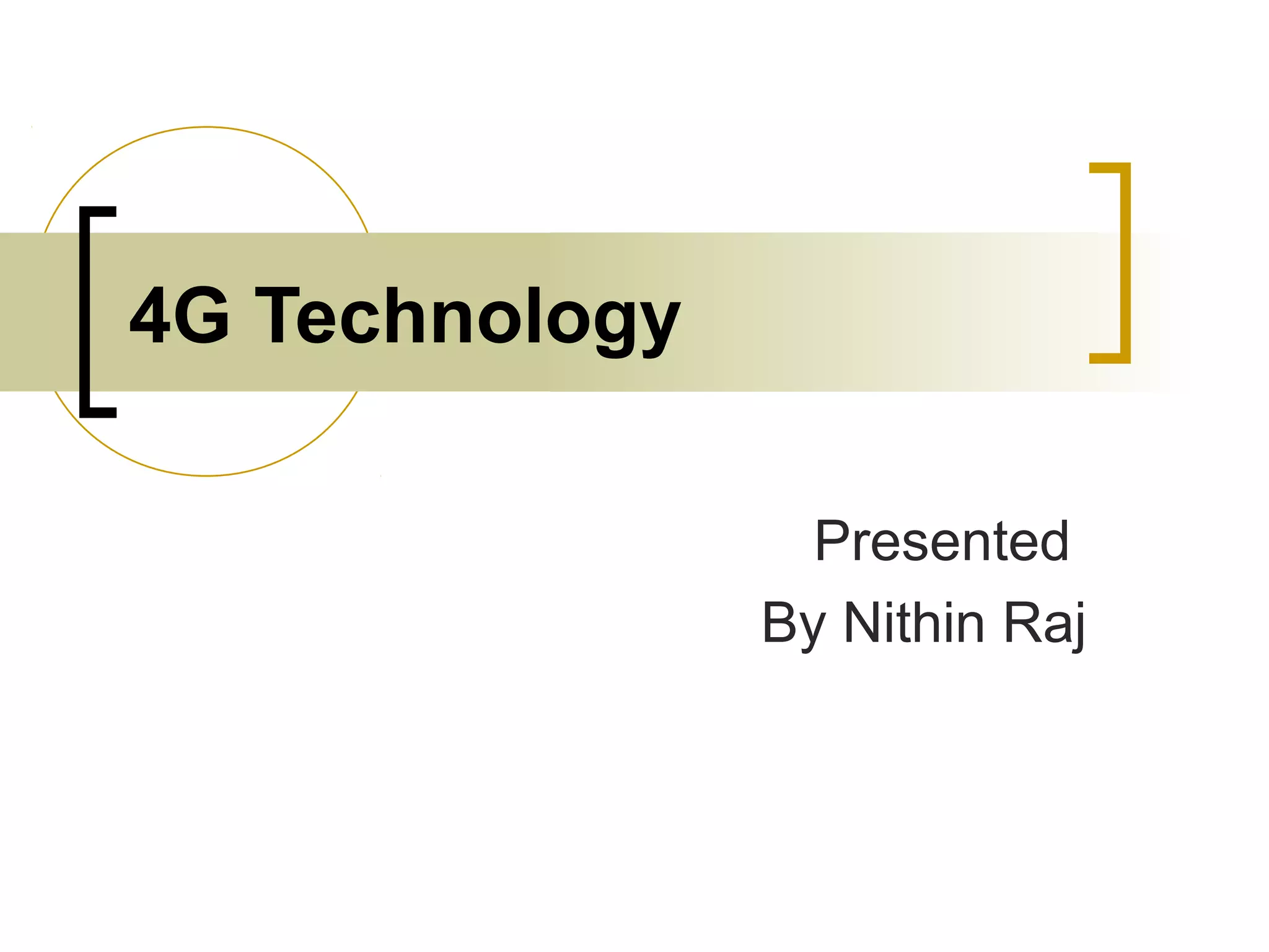 2g,3g,4g technology | PPT