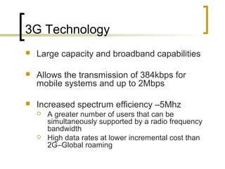 2g,3g,4g technology | PPT
