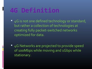 4g technology Ganesh Deshmukh | PPT