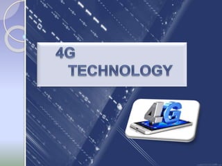 4G-Technology ppt.pptx.................. | PPT
