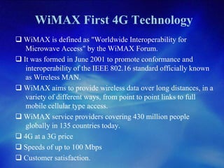 4 g wireless technology11 | PPT