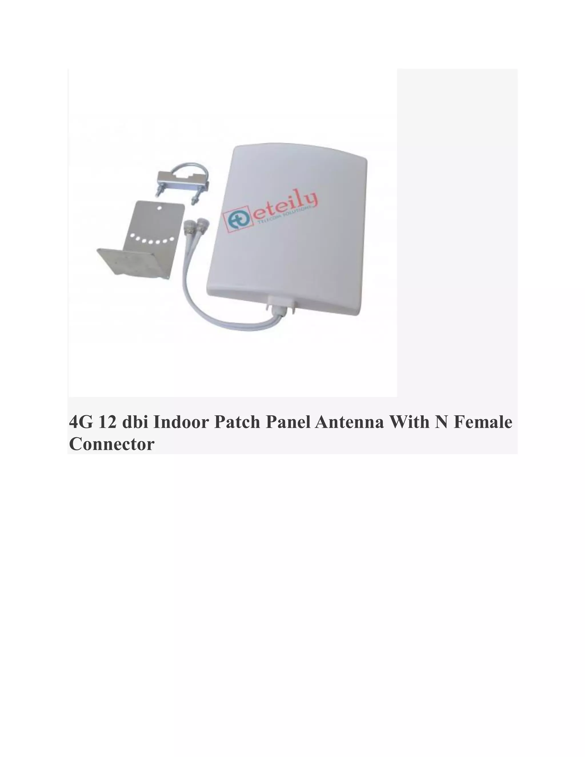 patch panel antenna | PDF