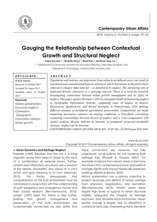 Gauging the Relationship between Contextual Growth and Structural ...