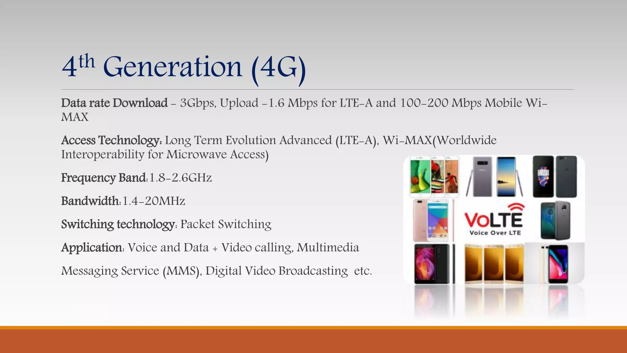 4 g and 5g Communication | PPT