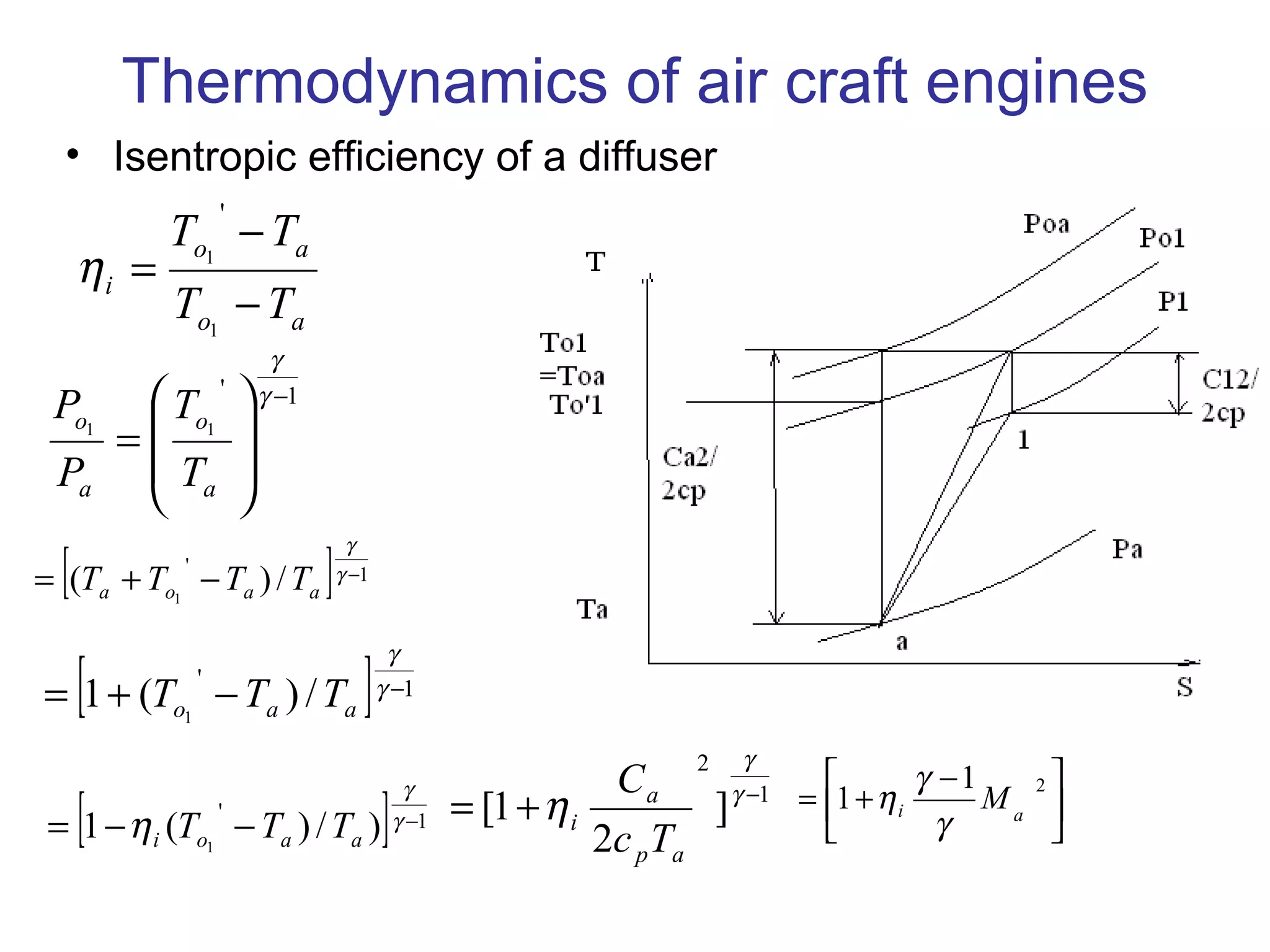 4 gas turbine cycles for aircraft propulsion | PPT