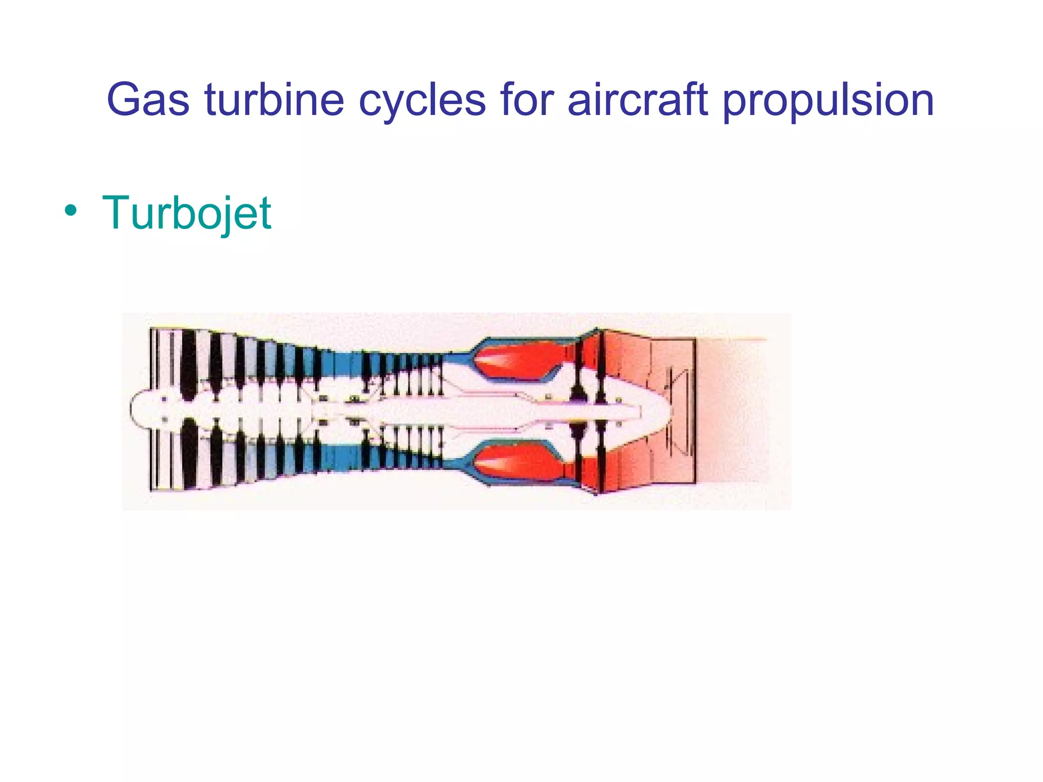4 gas turbine cycles for aircraft propulsion | PPT