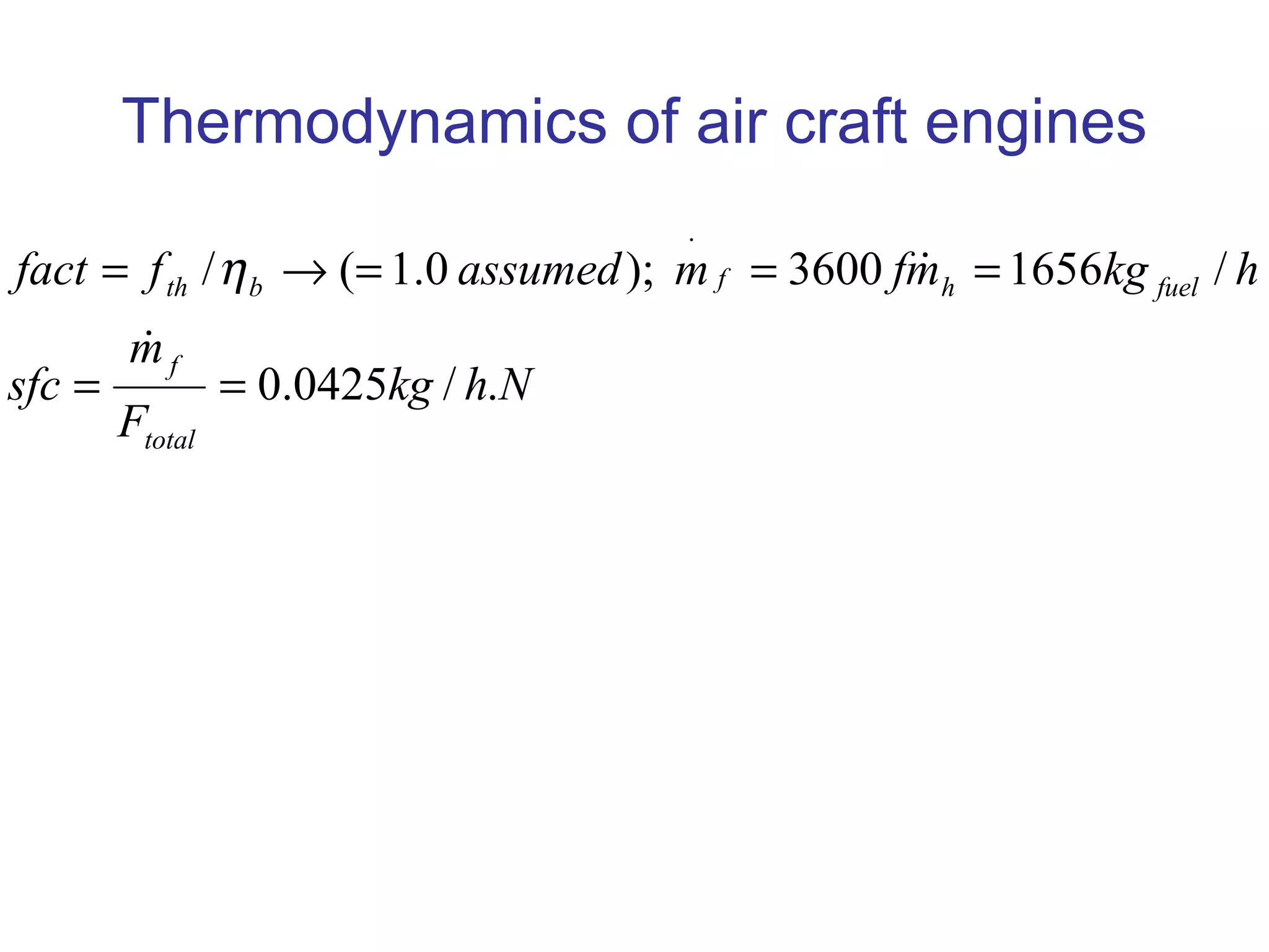 4 gas turbine cycles for aircraft propulsion | PPT
