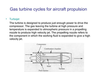 4 gas turbine cycles for aircraft propulsion | PPT