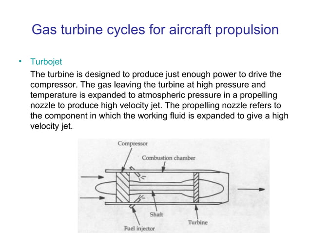 4 gas turbine cycles for aircraft propulsion | PPT | Physics | Science