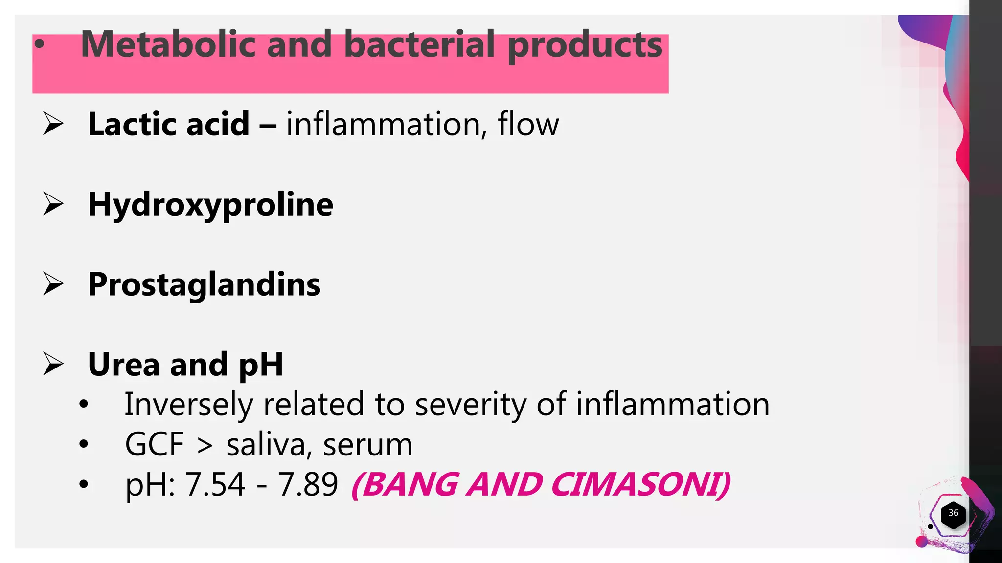 GINGIVAL CREVICULAR FLUID | PPTX | Biological Sciences | Science