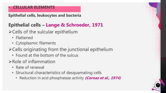 GINGIVAL CREVICULAR FLUID | PPTX | Biological Sciences | Science