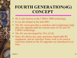 4g communication | PPT