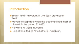 Al khwarizmi | PPTX