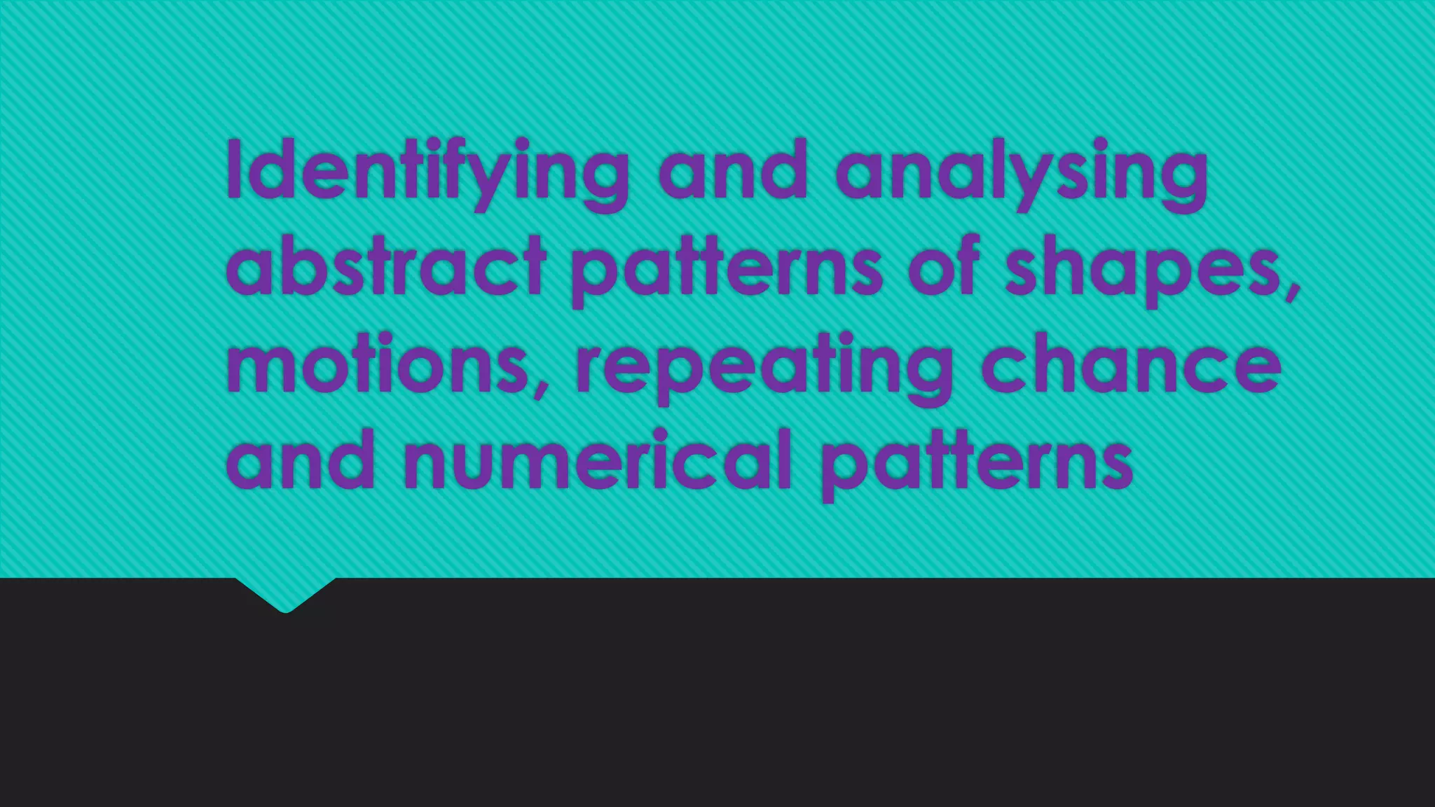 Mathematical patterns | PDF