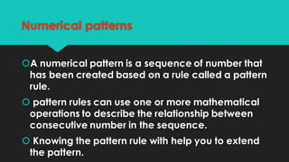 Mathematical patterns | PDF | Science