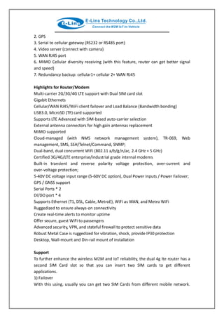 4G Dual SIM Router | PDF