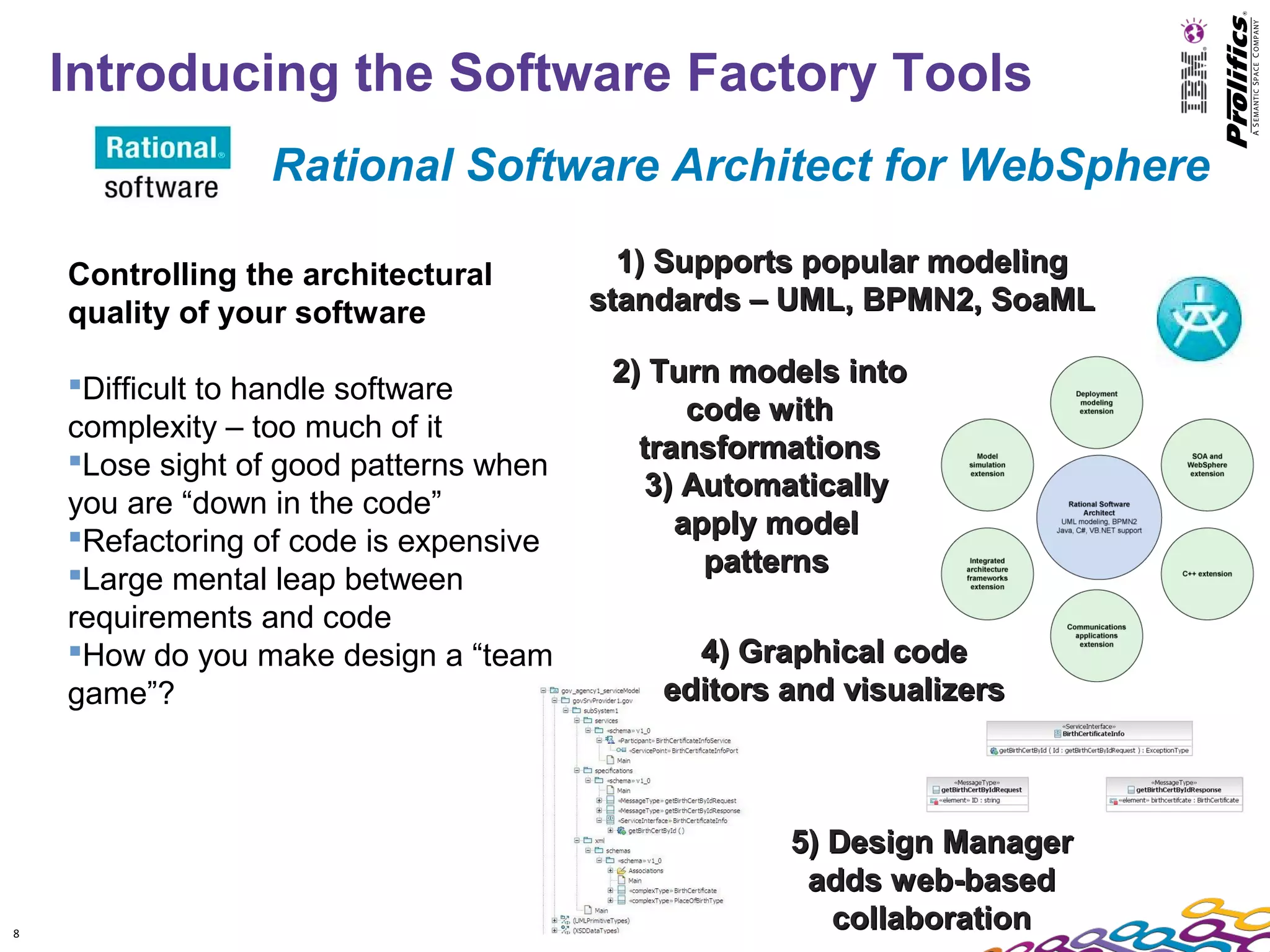 A Software Factory Integrating Rational & WebSphere Tools | PPT