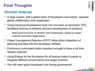 A Software Factory Integrating Rational & WebSphere Tools | PPT