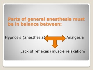 4Generalanesthesia.pp general basic principles | PPT