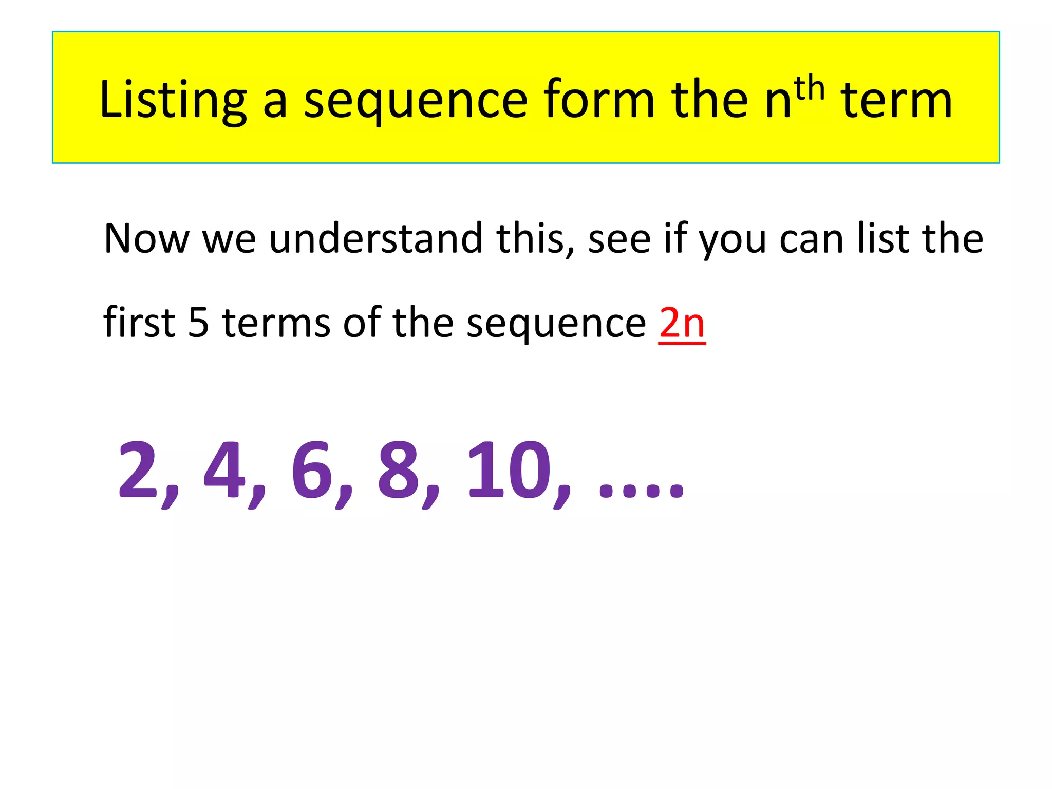 4) generating sequence_from_the_nth_term | PPTX