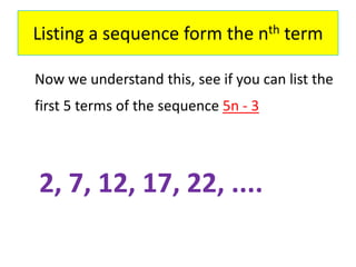 4) generating sequence_from_the_nth_term | PPT