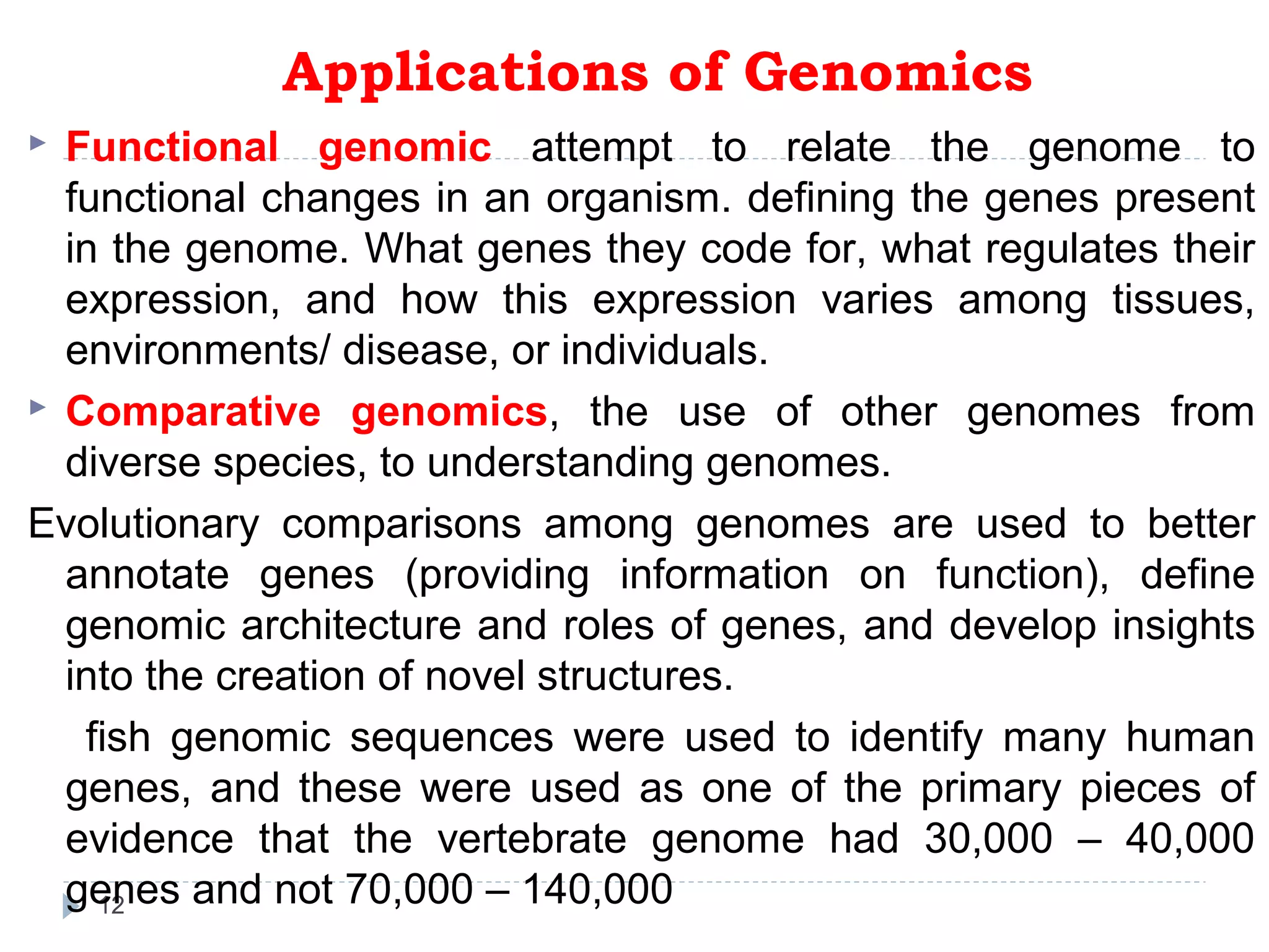 genomics and system biology | PPT