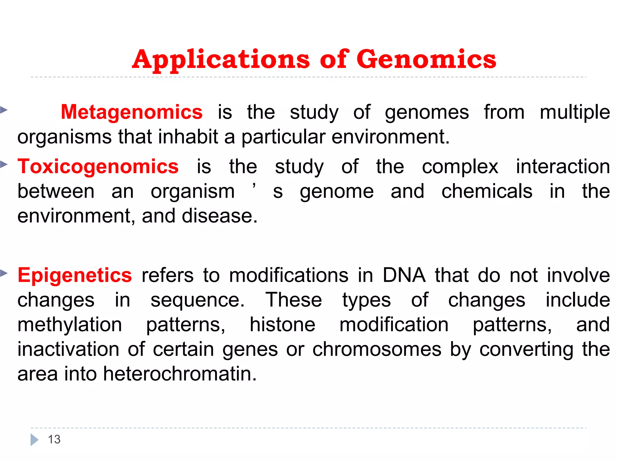 genomics and system biology | PPT