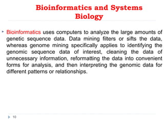 genomics and system biology | PPT