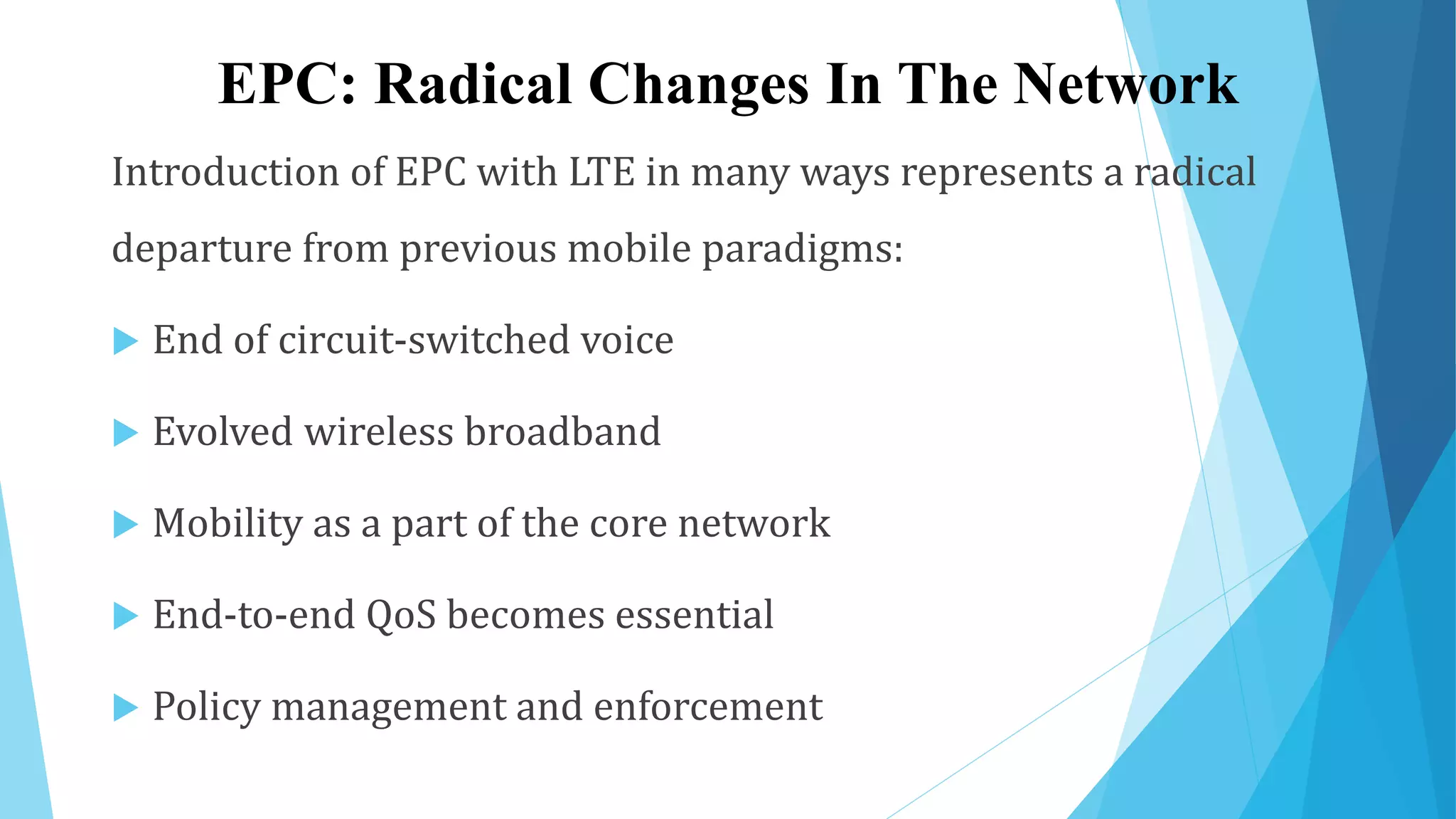 4G EPC architecture by saurav sarker | PPTX