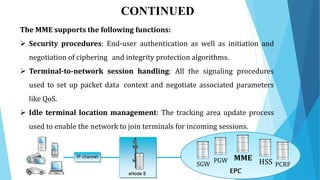 4G EPC architecture by saurav sarker | PPTX