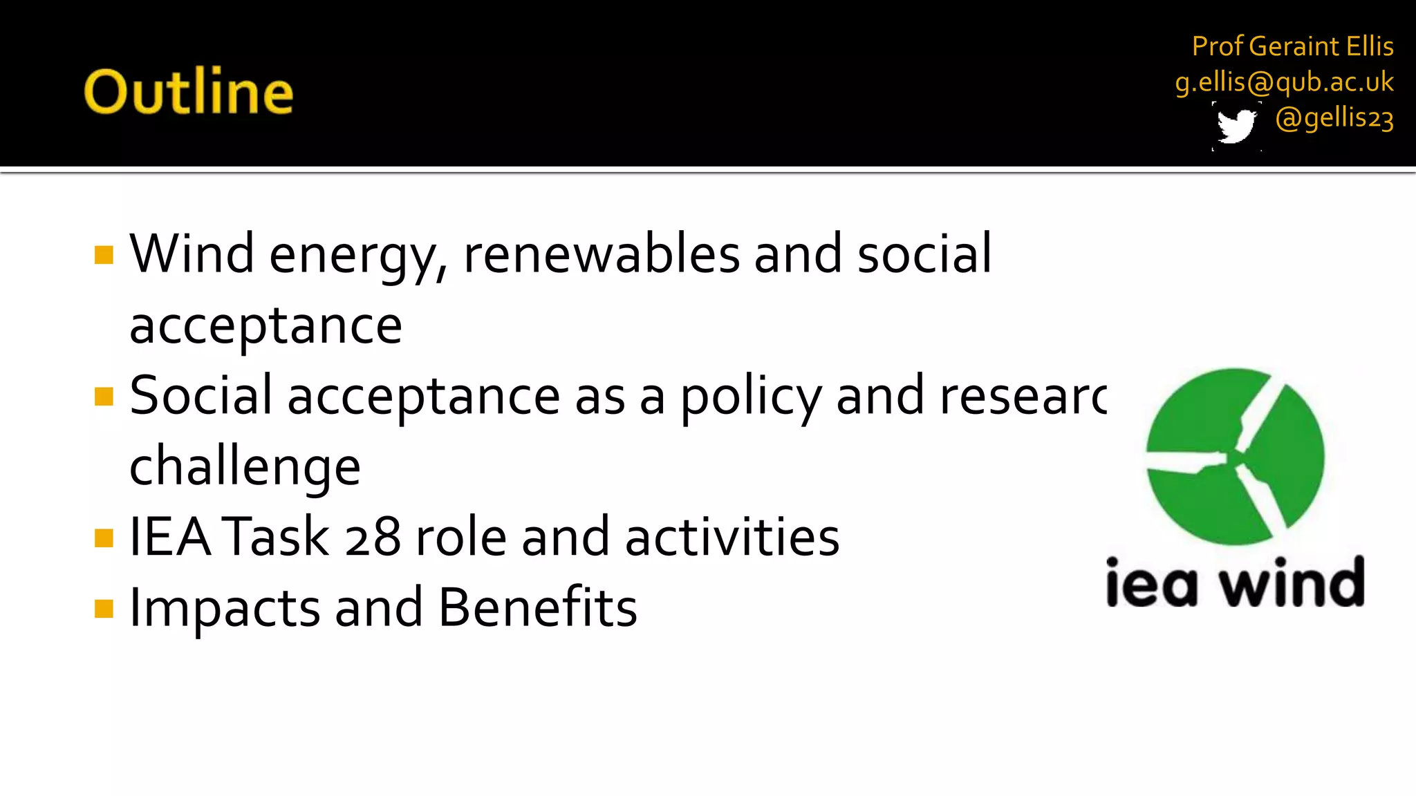 Benefits from participating in the IEA Wind TCP | PPTX