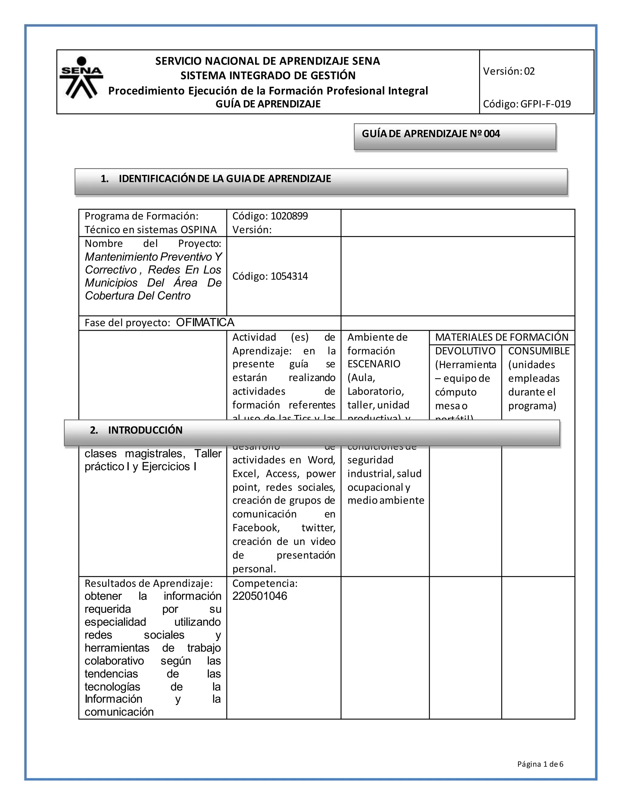 4 gfpi f-019-formato_guia_de_aprendizaje-internet-tics | PDF