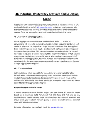 4G Industrial Router- Key Features and Selection Guide.pdf
