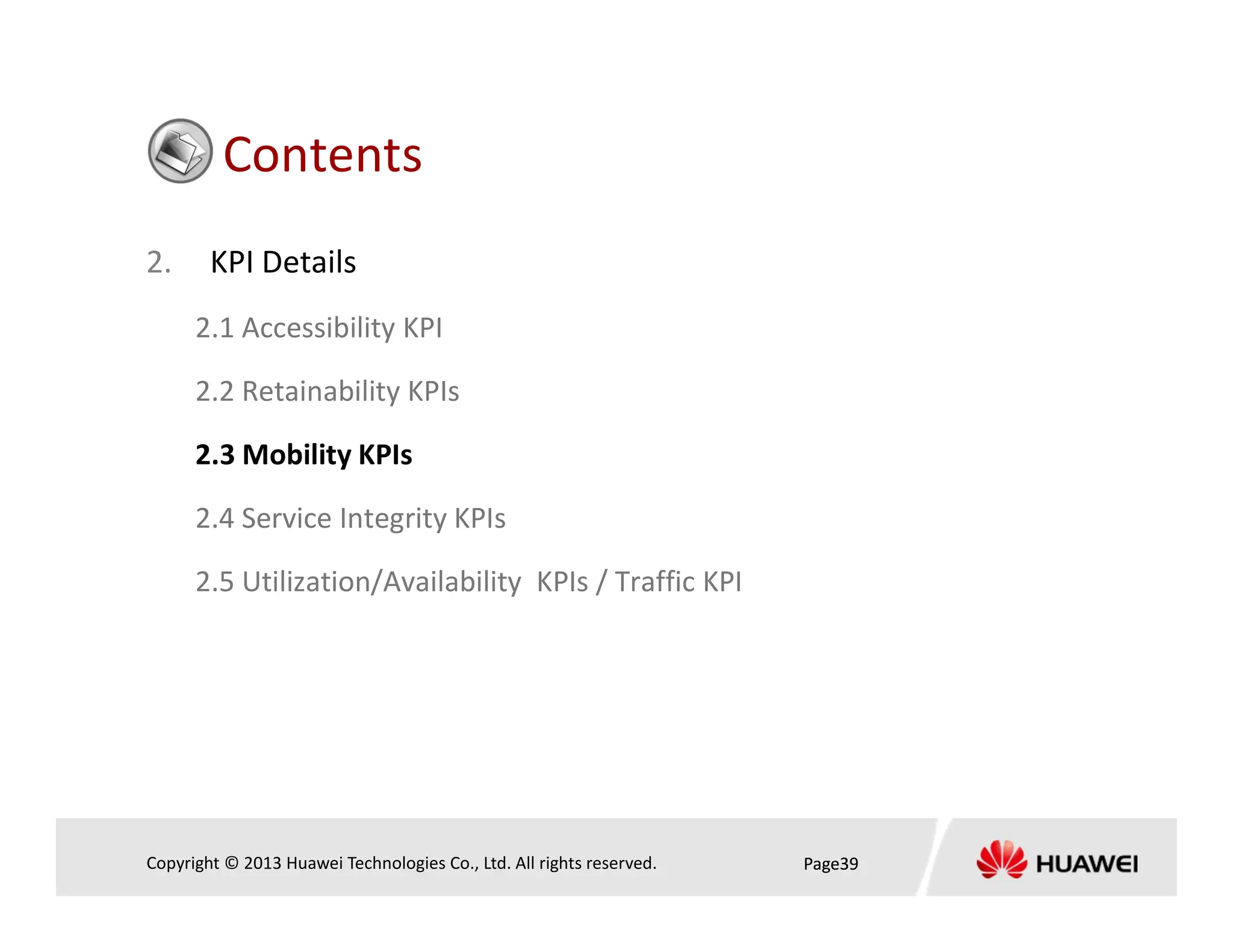 4G key performance indicators for planning and optimization | PDF