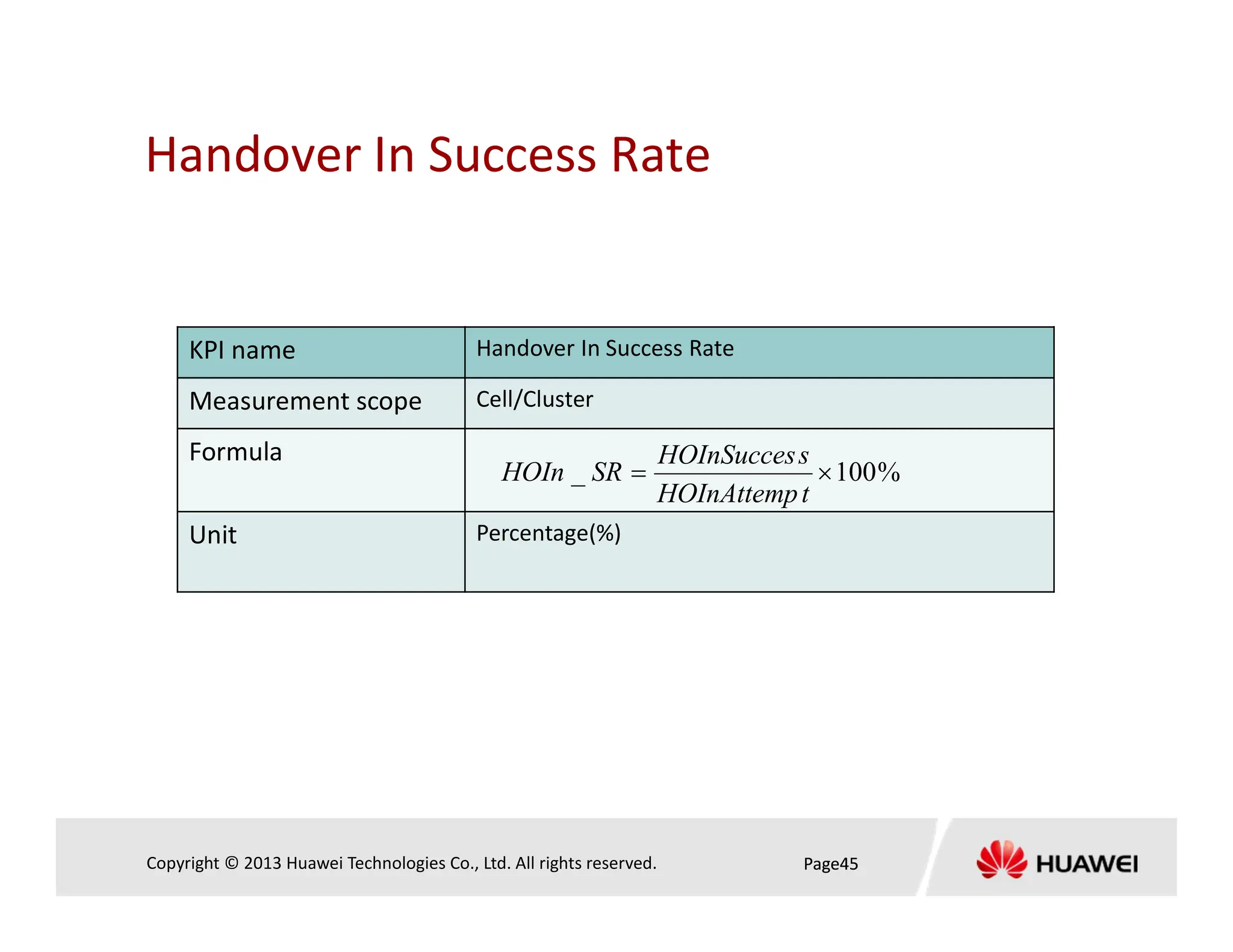 4G key performance indicators for planning and optimization | PDF