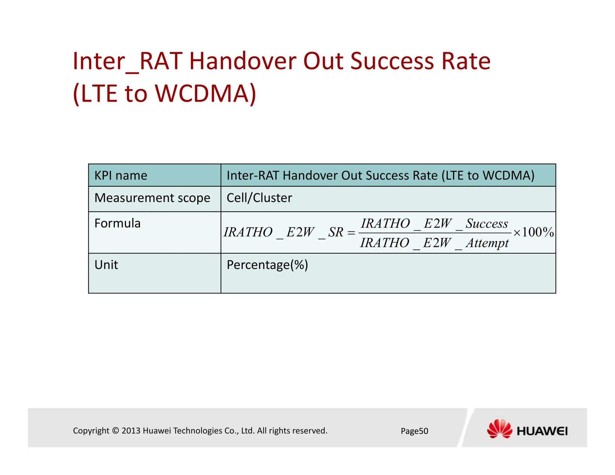 4G key performance indicators for planning and optimization | PDF