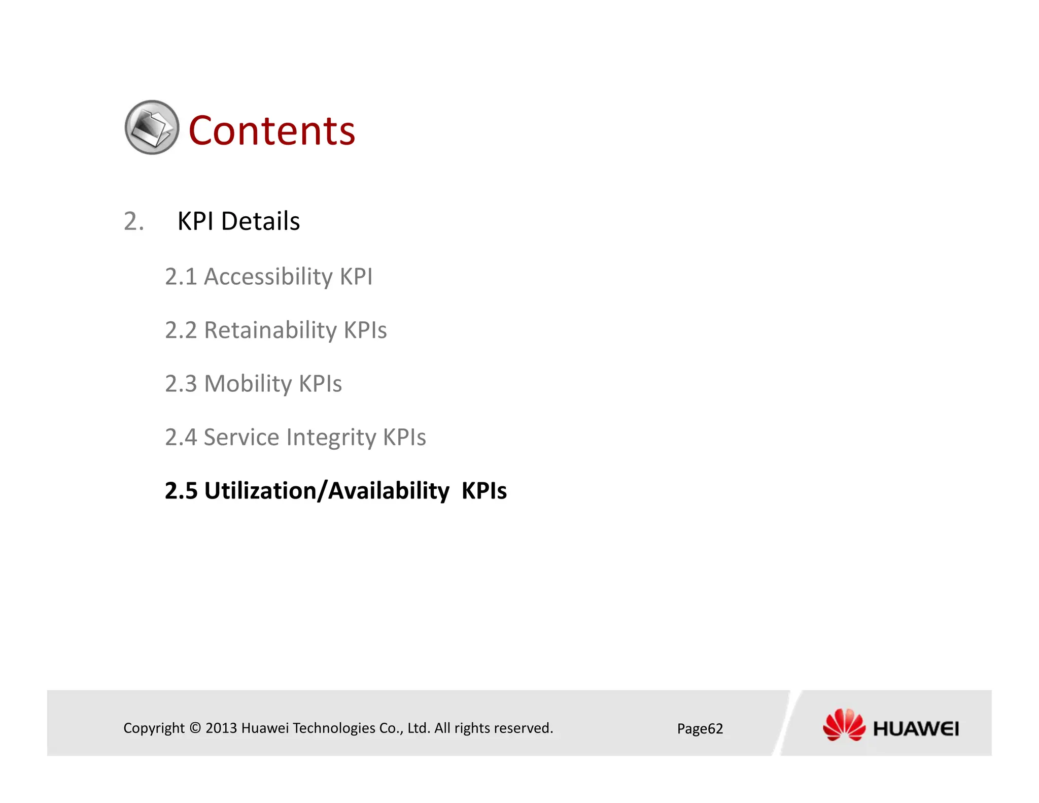 4G key performance indicators for planning and optimization | PDF
