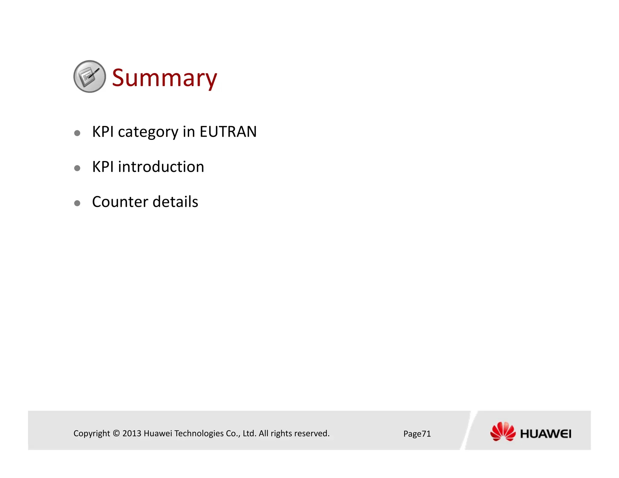 4G key performance indicators for planning and optimization | PDF