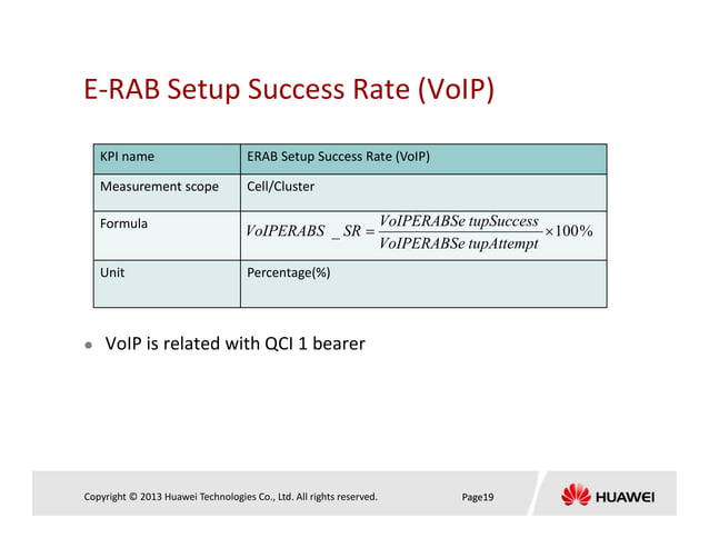 4G key performance indicators for planning and optimization | PDF