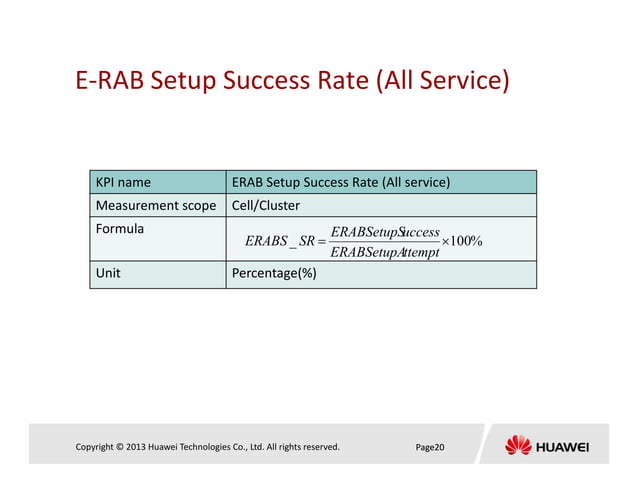 4G key performance indicators for planning and optimization | PDF